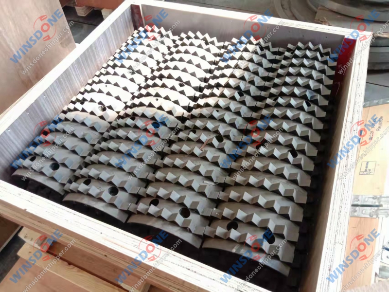 Drum chipper feed roller - Buy Wood chipper knife from WINSDONE